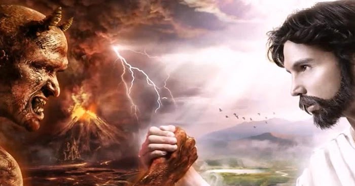 Jesus Vs Devil - Arm Wrestling Contest Wallpaper Engine