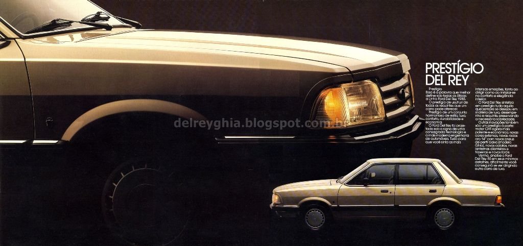 Ford Del Rey: Seção Publicidade: Ford Del Rey 1985.