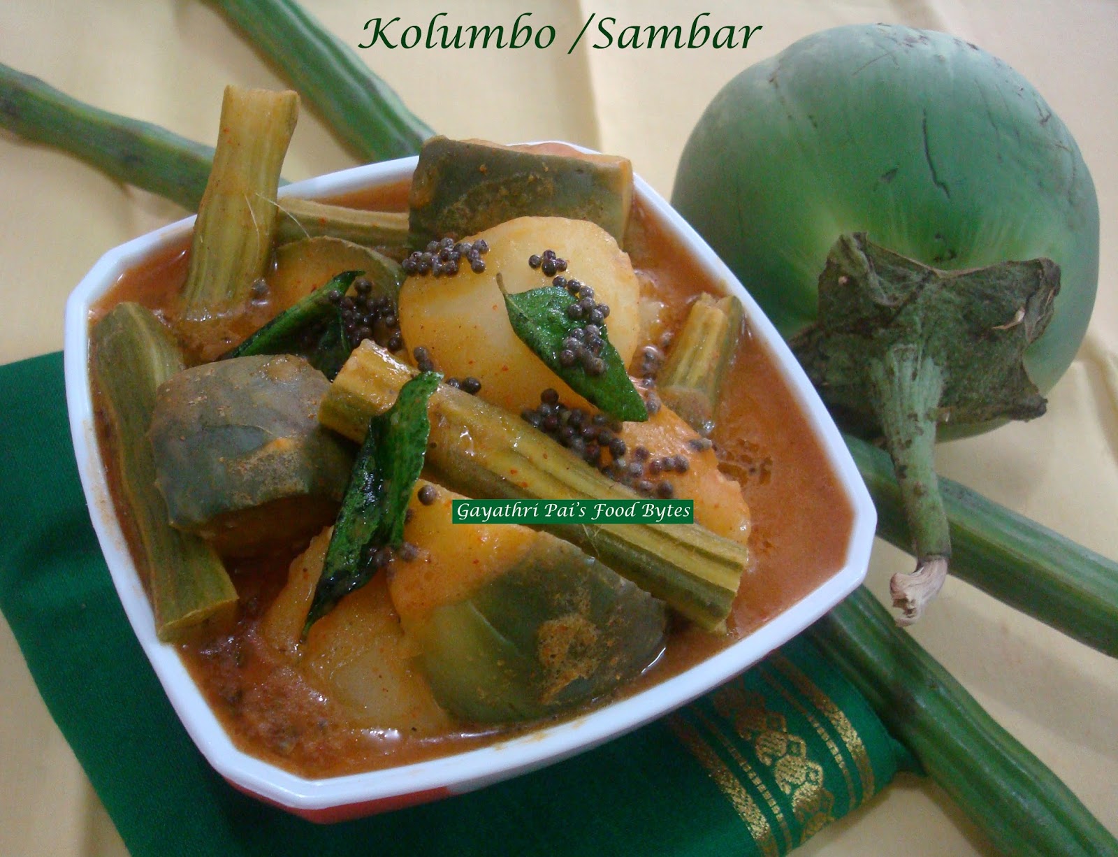 Gayathri Pai's Food Bytes: Kolumbo an Amchi Delicacy.