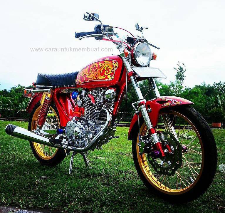 40+ Top Populer Gambar Motor Cb Modif Kontes