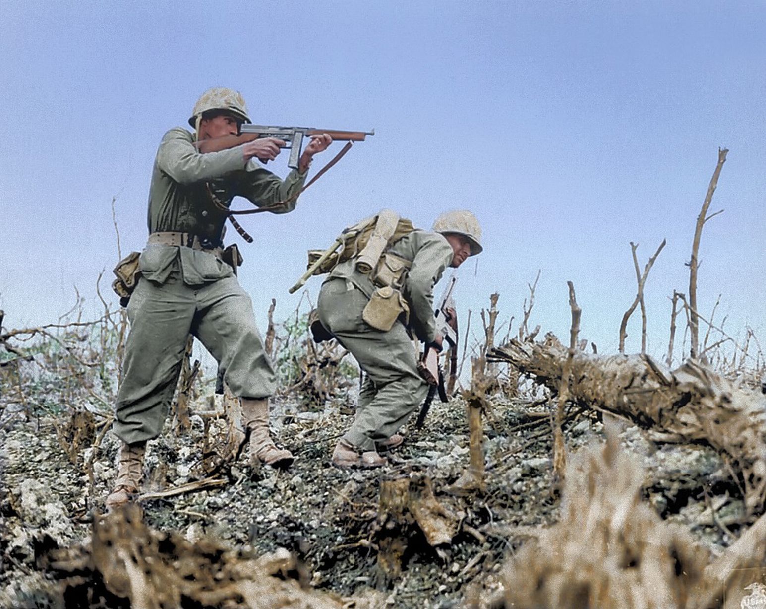 Breathtaking Colorized Photos Show the Horror of the War in the Pacific ...