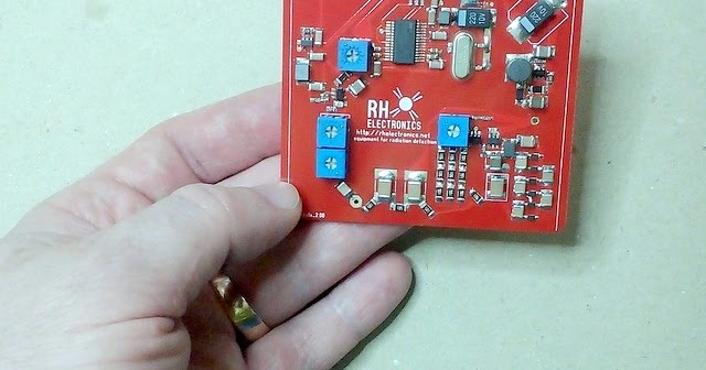 DIY Electronics: PCB of gamma spectroscopy driver with USB