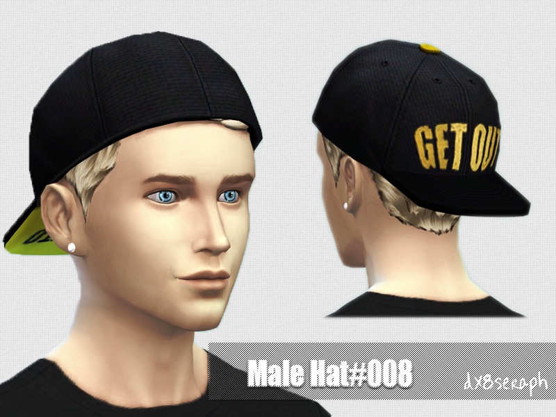 My Sims 4 Blog: Caps for Males by Dx8seraph