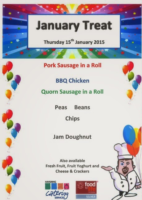 School Lunch Menu: January Treat :: Hilldene Primary School News