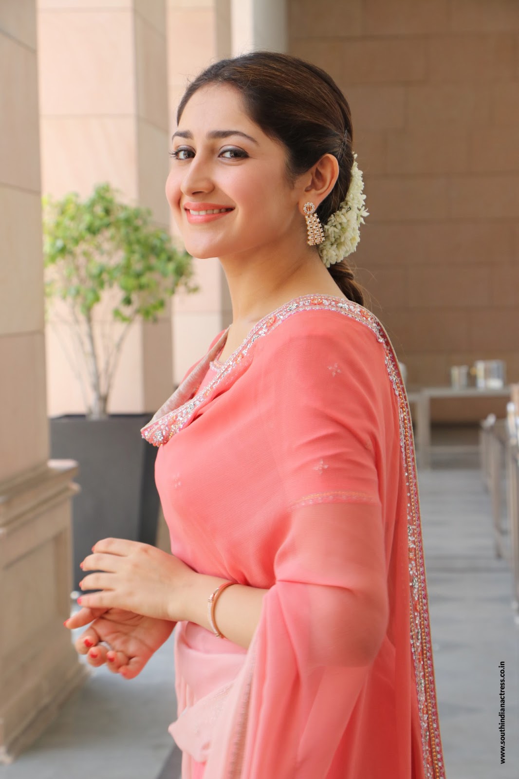 Sayyeshaa Saigal at Kadaikutty Singam Success Meet - South Indian Actress