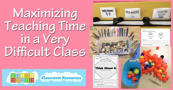Maximizing Teaching Time in a Very Difficult Class