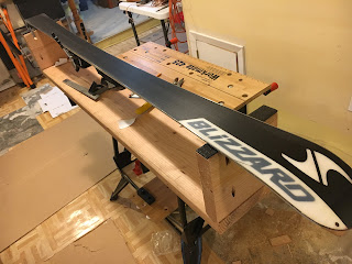 DIY Ski Tuning Bench
