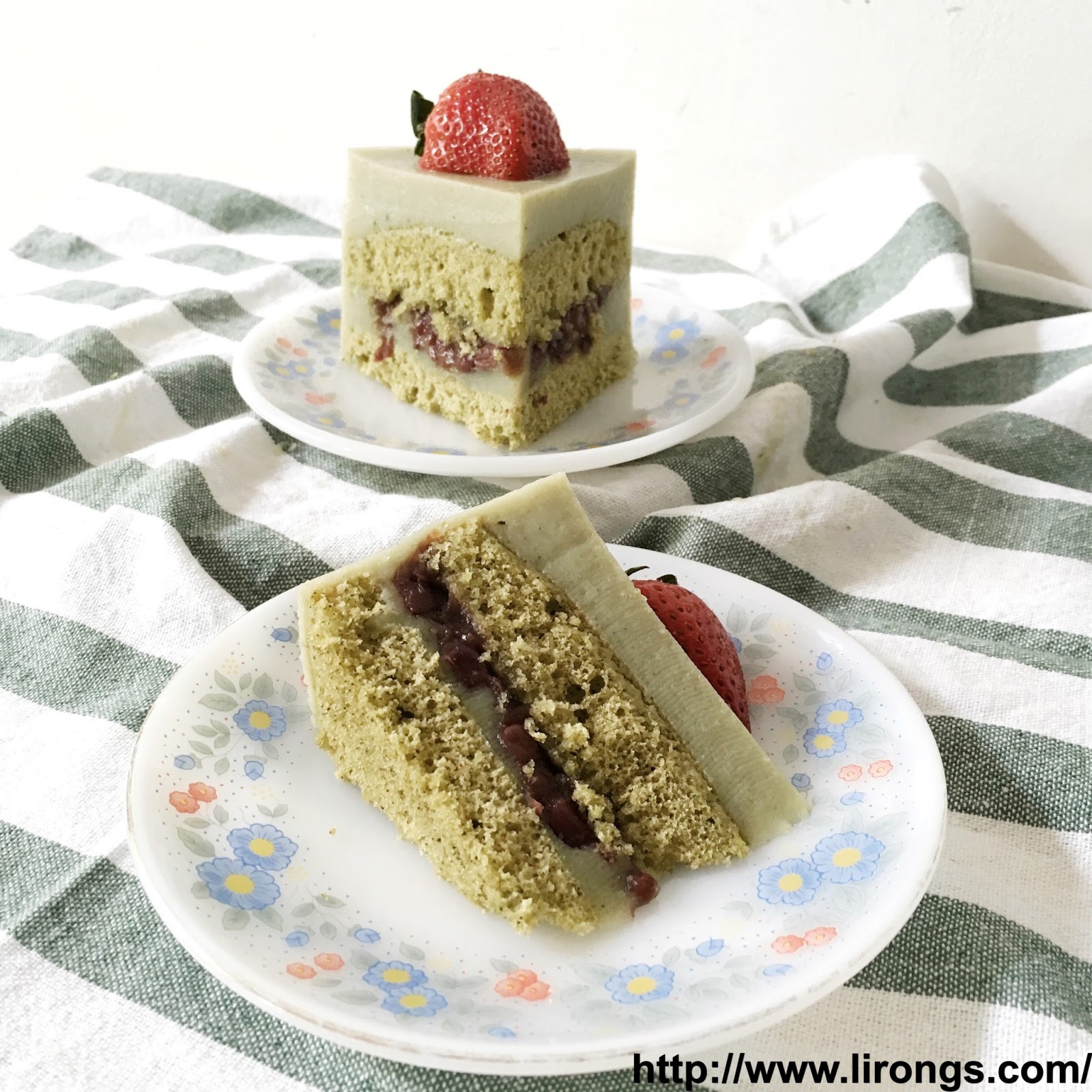 Lirong | A singapore food and lifestyle blog: Recipe: Matcha Azuki ...