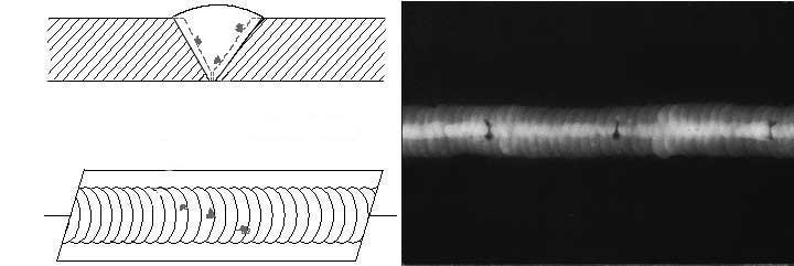 Mechanical Engineering: Slag Inclusion Radiography Film