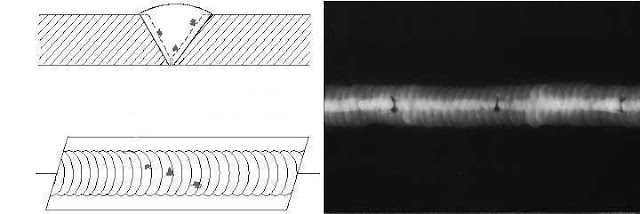 Mechanical Engineering: Slag Inclusion Radiography Film