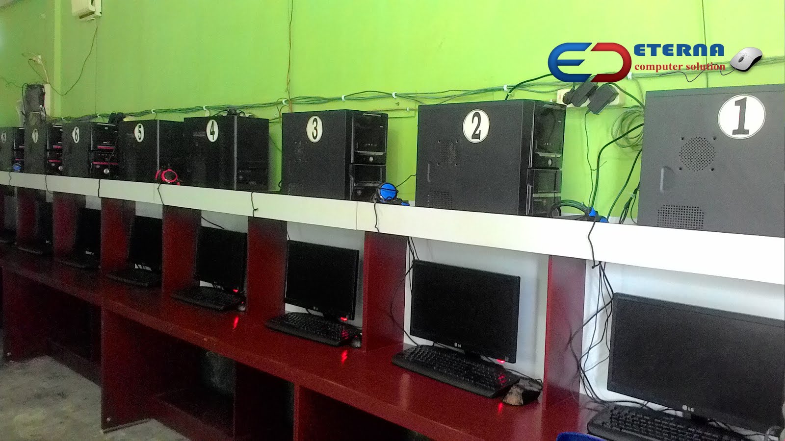 SIMULASI BIAYA MEMBANGUN WARNET 10 KOMPUTER ~ Eterna Warnet & Game Online