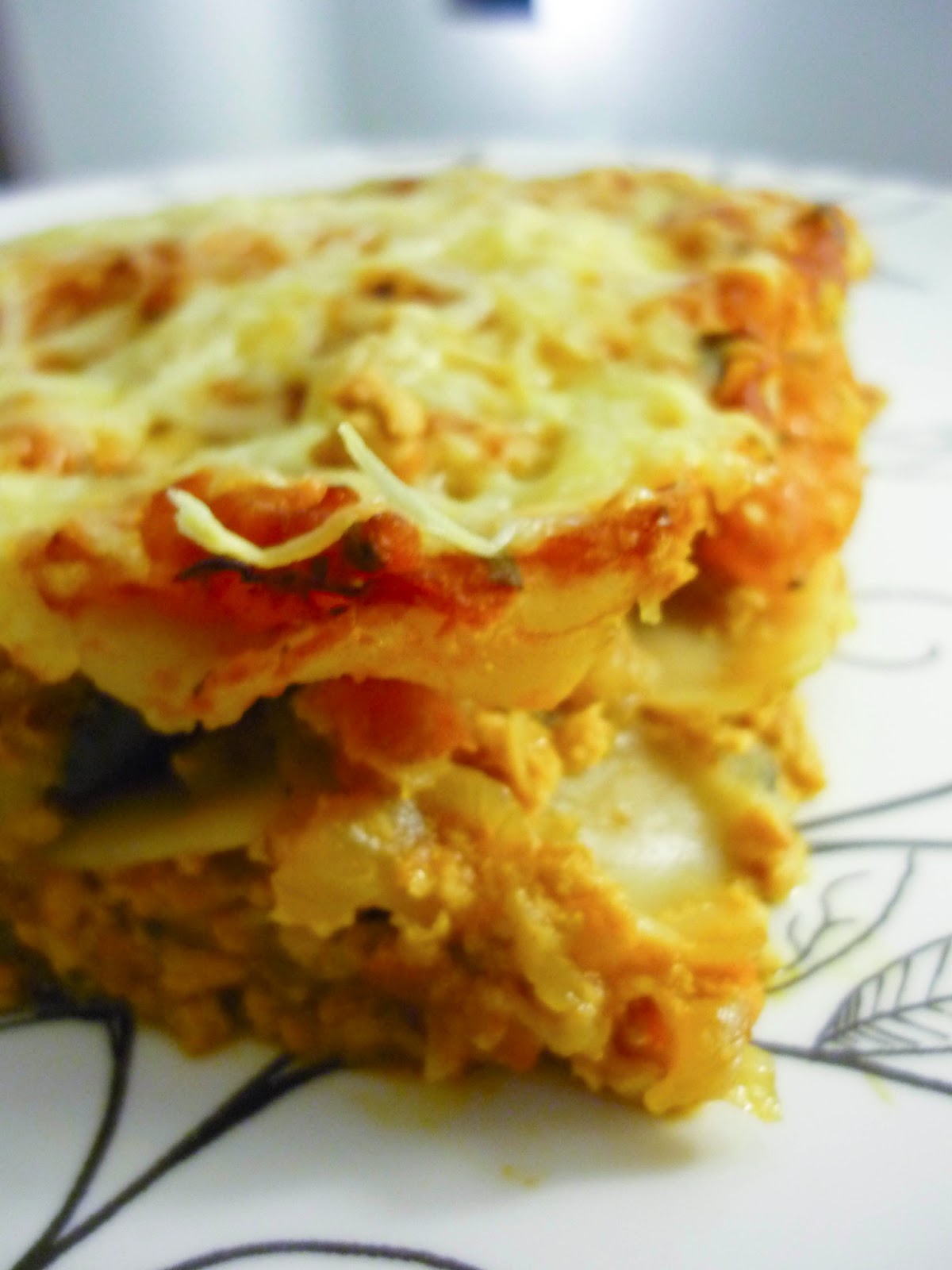 La Bonne Graille: Lasagnes végétariennes : légumes et viande végétale