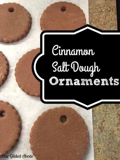 Our Gilded Abode: Cinnamon Salt Dough Ornaments