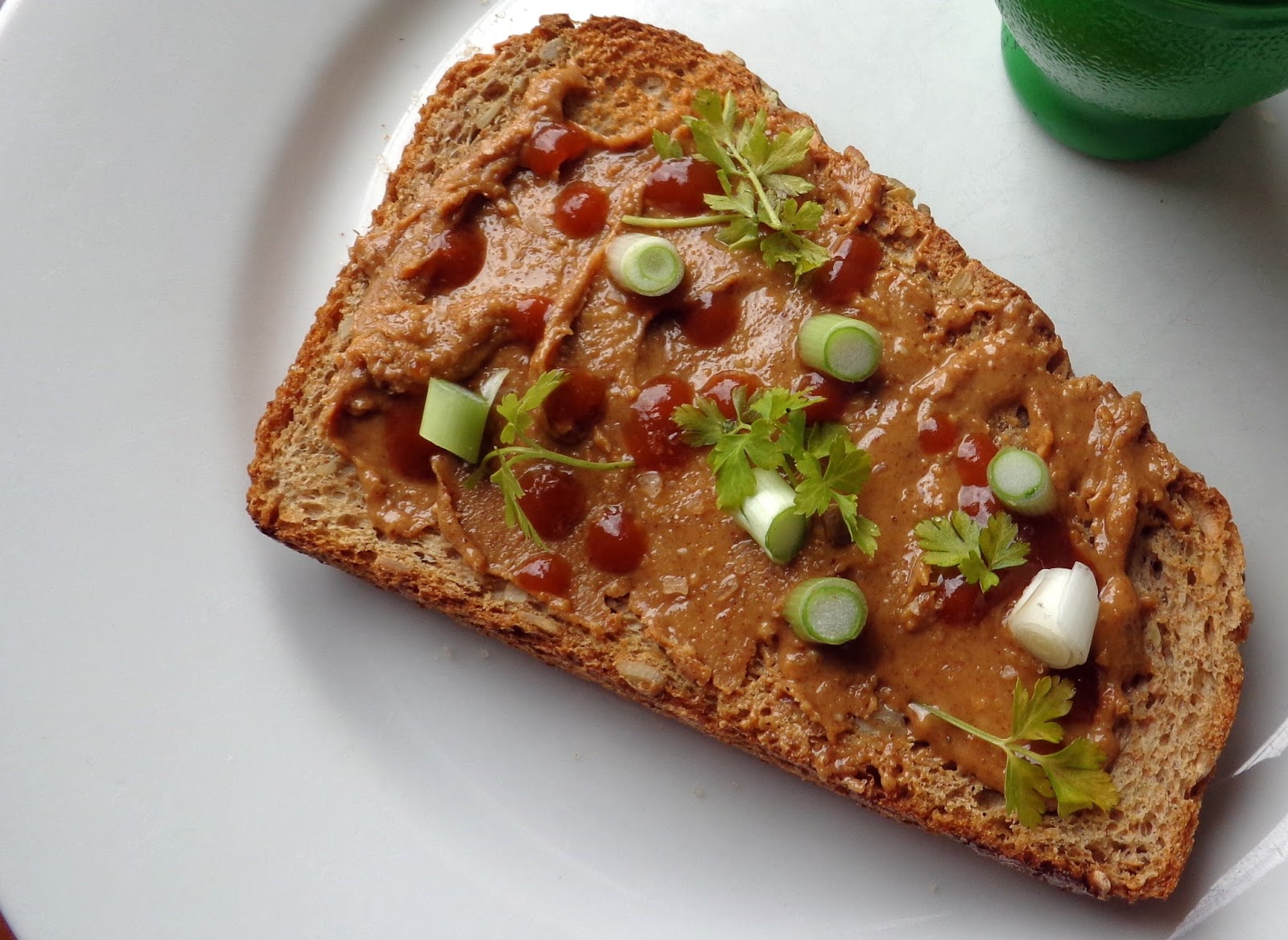 Wat ik gegeten heb: Pittig sneetje brood met pindakaas