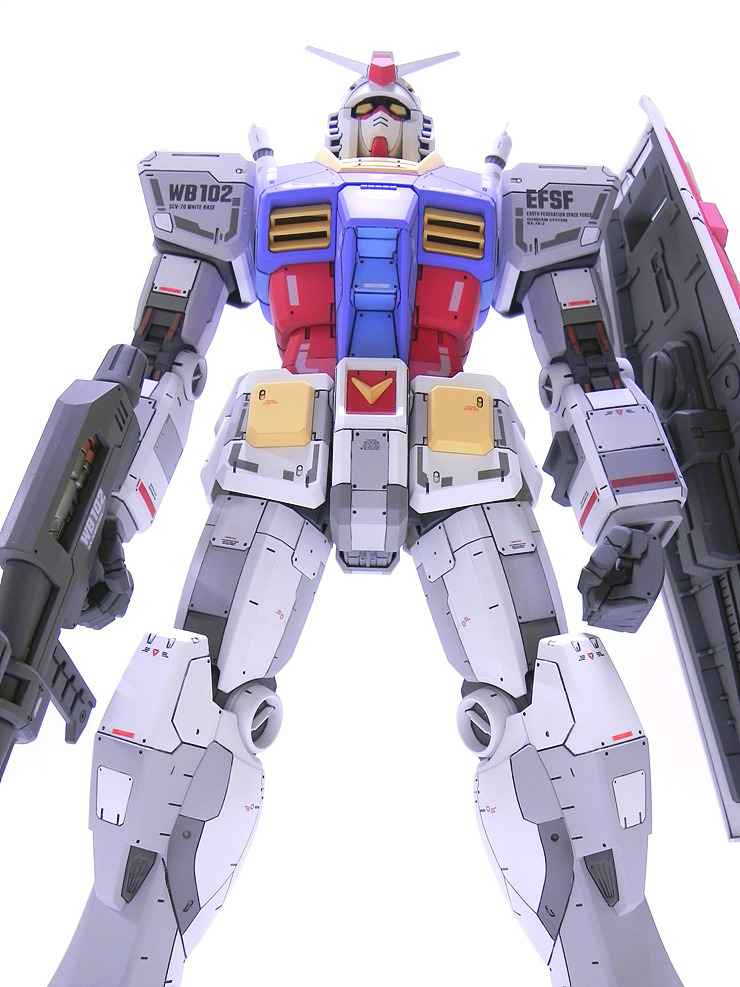 1/48 Mega Size RX-78-2 Gundam Customized Painted Build - Gundam Kits ...