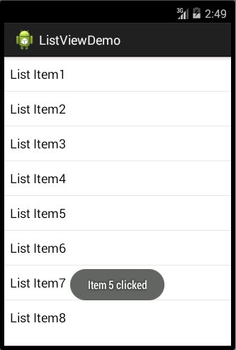 JAVA PROGRAMMING: Simple List View Example in Android