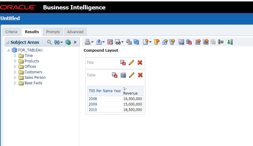 Let's Live The BI Wonder: Creating Tableau Reports on OBIEE RPD