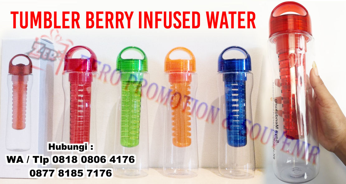 Jual Tumbler promosi Infused Water - souvenir botol minum | zeropromosi ...