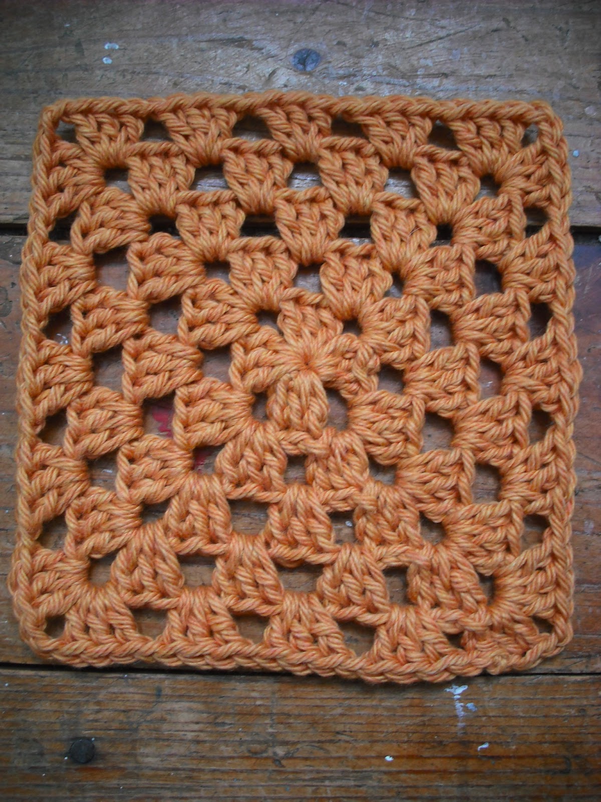 Purple Chair Crochet: Granny Square Variation