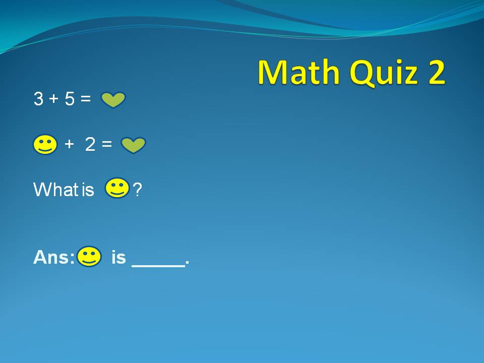 BGPS P1-6 2011: Math Quiz 2