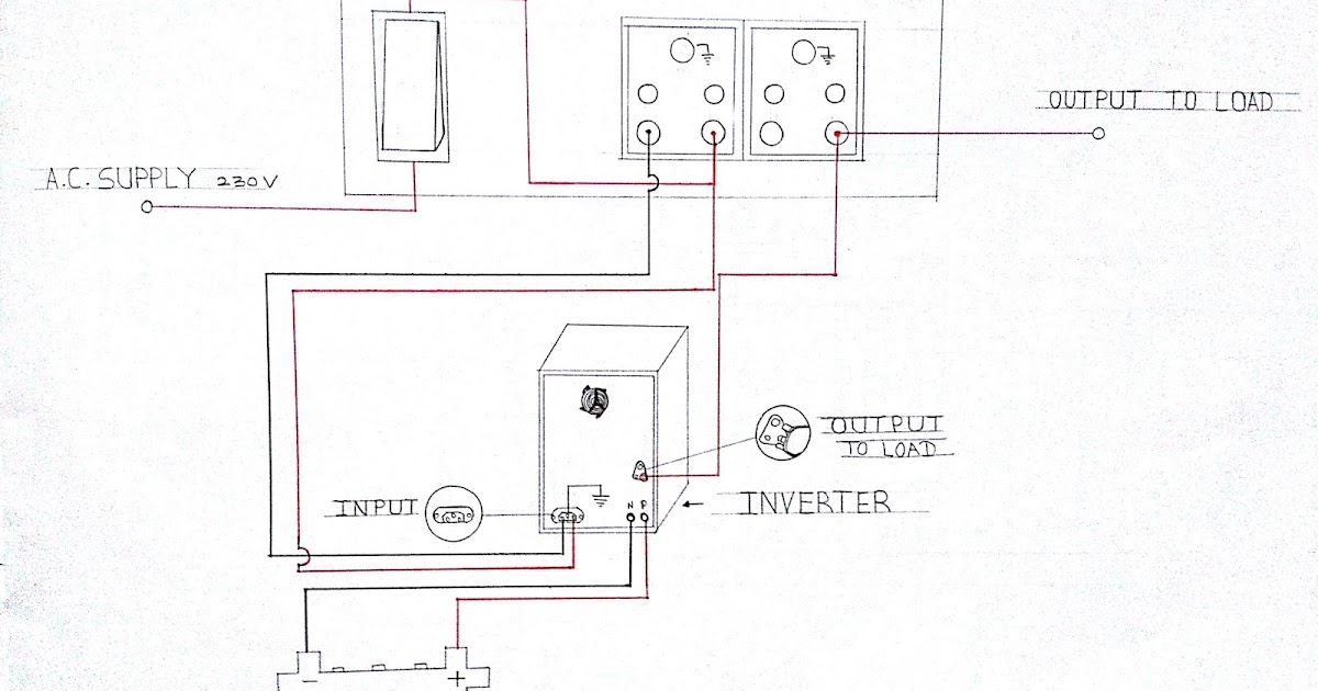 Learn Electrician: Inverter Wiring Diagram