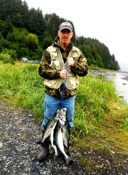 From Kansas to Kodiak...: Buskin River Salmon Fishing with the Bears