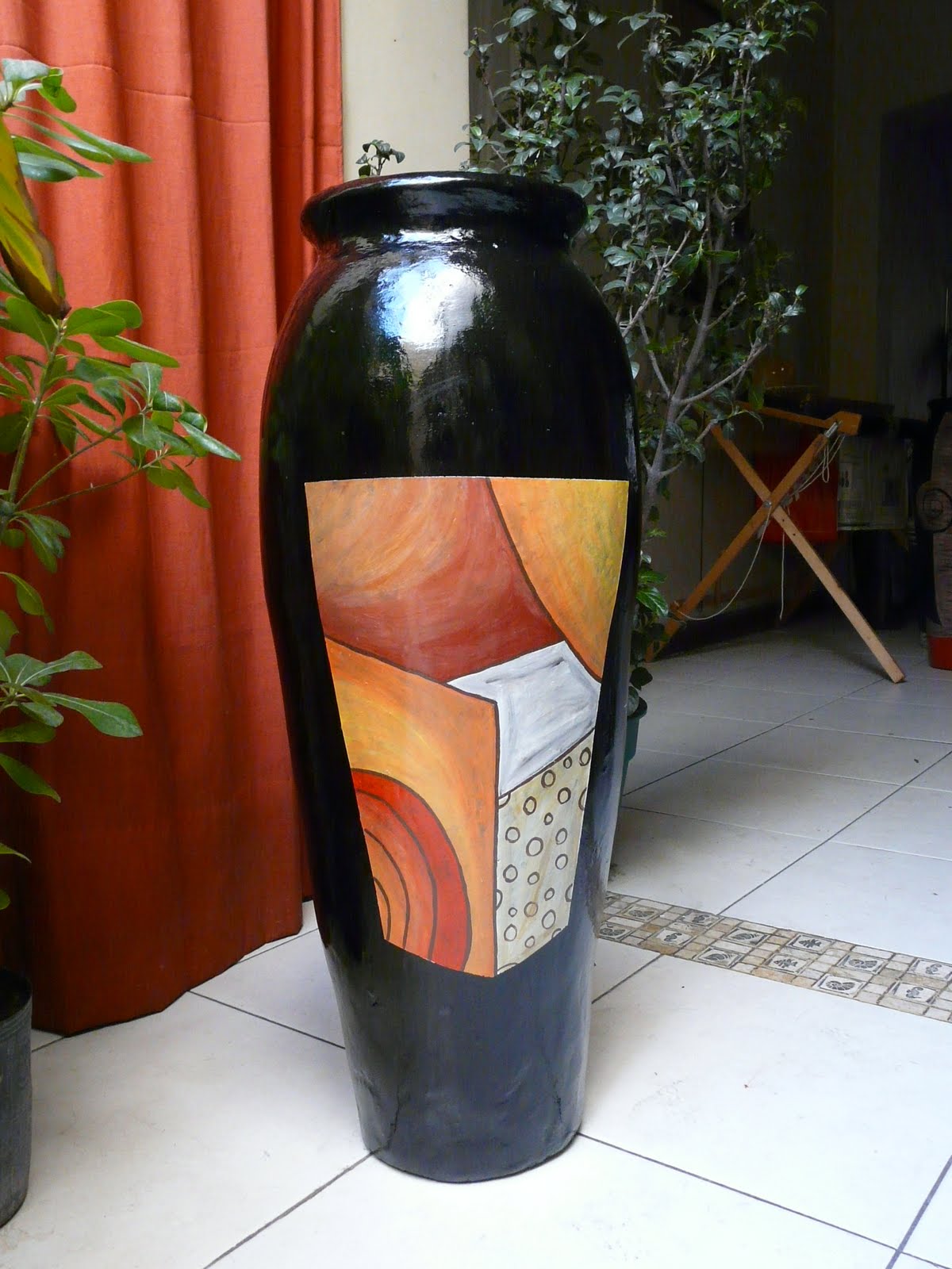 Artesanias "Bosques de acebo": JARRONES RUSTICOS GRANDES