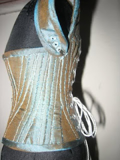 Corsetra Designs: Miniature Teal Corset