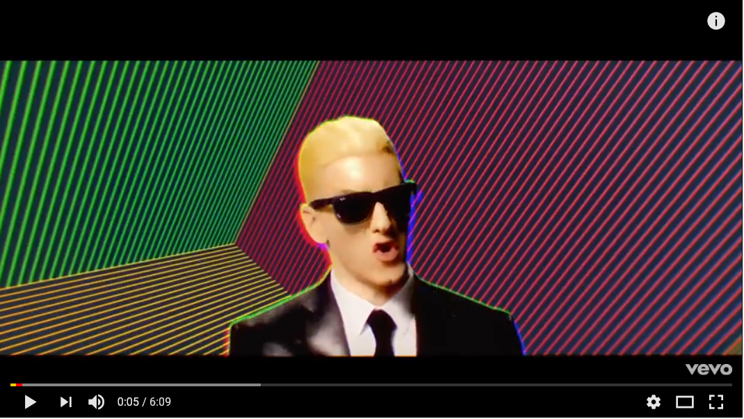 Rocket Visuals: Eminem Rap God- Music video Analysis