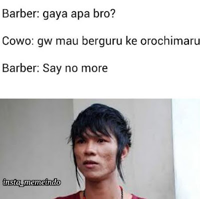 10 Meme Kocak 'Tukang Cukur dan Pelanggan' Ini Bikin Ngakak Sambil Kayang