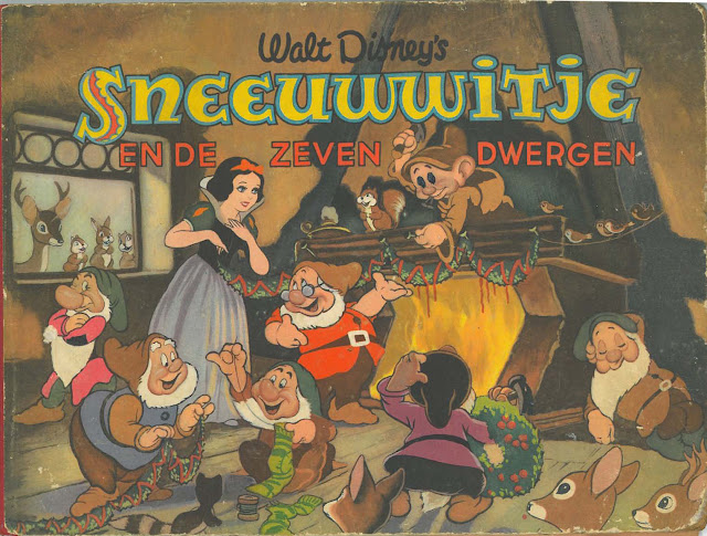 Filmic Light - Snow White Archive: 1950s Sticker Book from the Netherlands