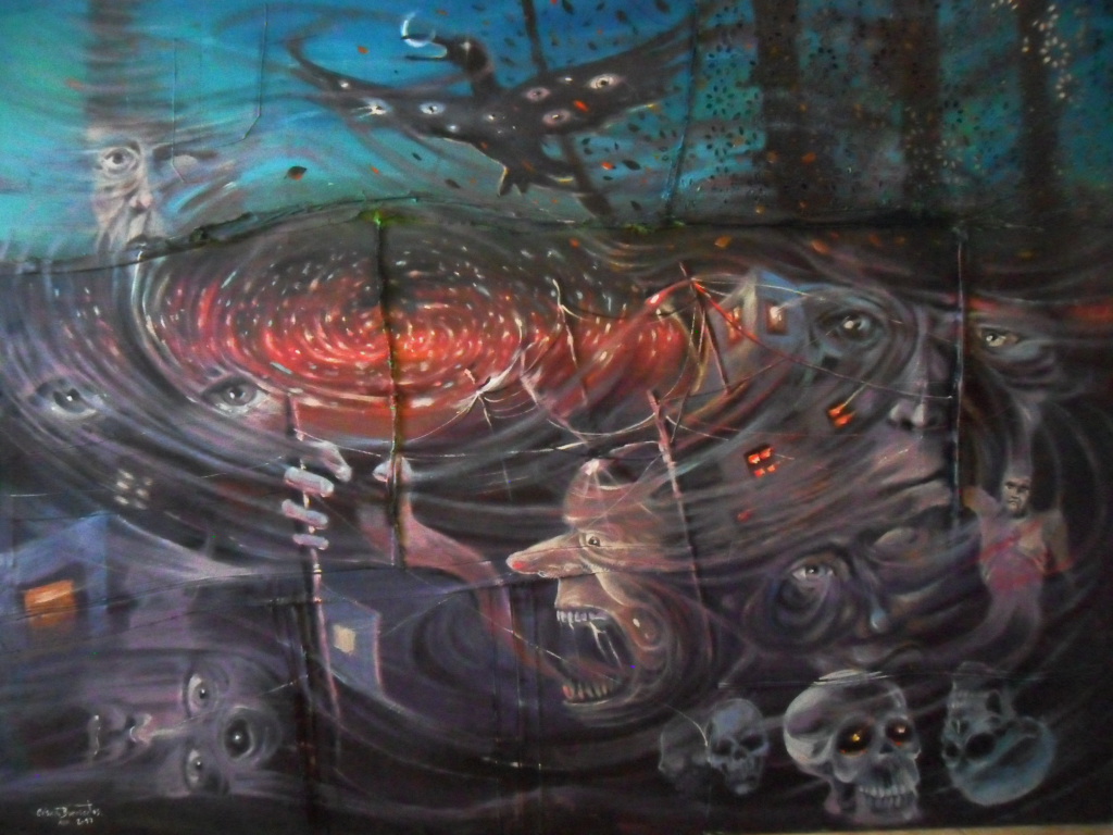 Pinturas de barrio de Cesar Barrientos: 2017