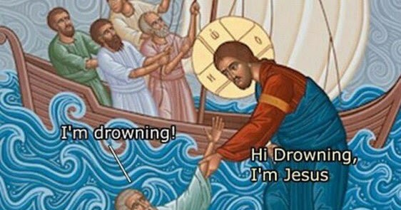 Help Jesus, I'm Drowning ~ irReligious.oRg