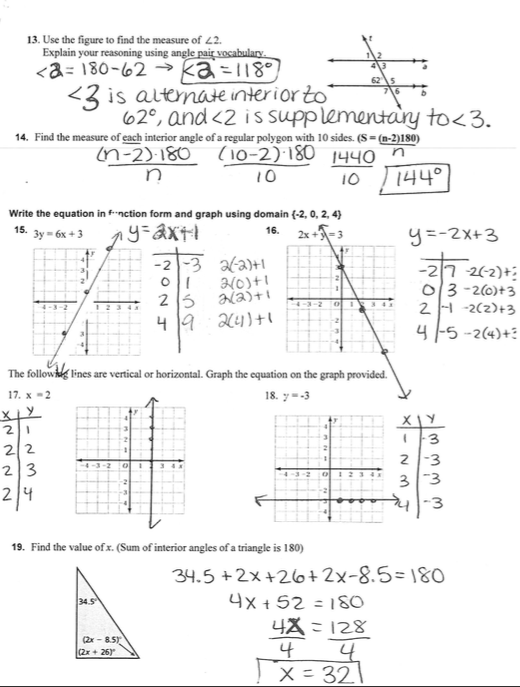 Grade 6 Math with Ms. Eringis : Answer Key--Red, Blue, and Purple Class ...