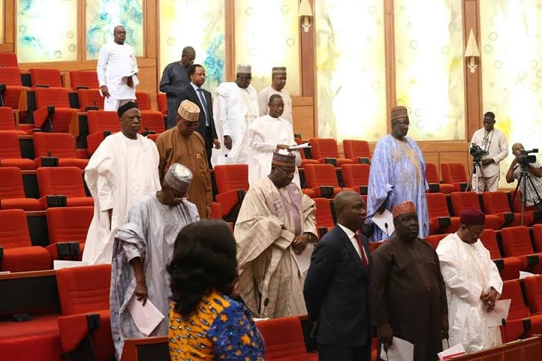 Welcome To Ajayi's Blog: From The Plenary At The Senate Today (Photos)