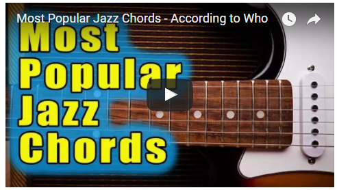 Most Popular Jazz Chords... | Creative Guitar Studio