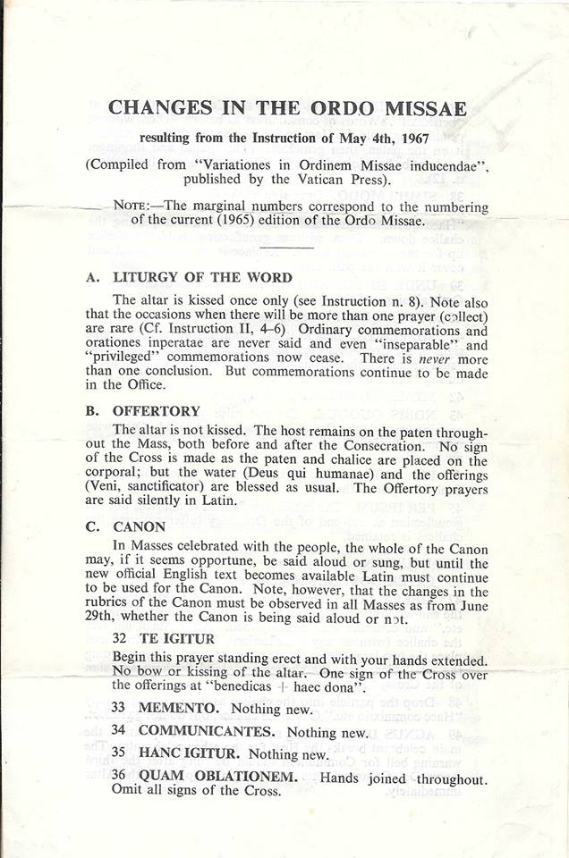 New Liturgical Movement: 1967: Reaching the Bottom of the Slippery Slope