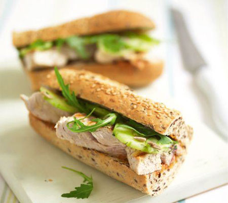 Griddled chicken baguettes recipe -Taste USA