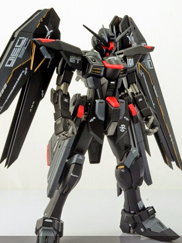 Custom Build: MG 1/100 Freedom Gundam "Dark" - Gundam Kits Collection ...