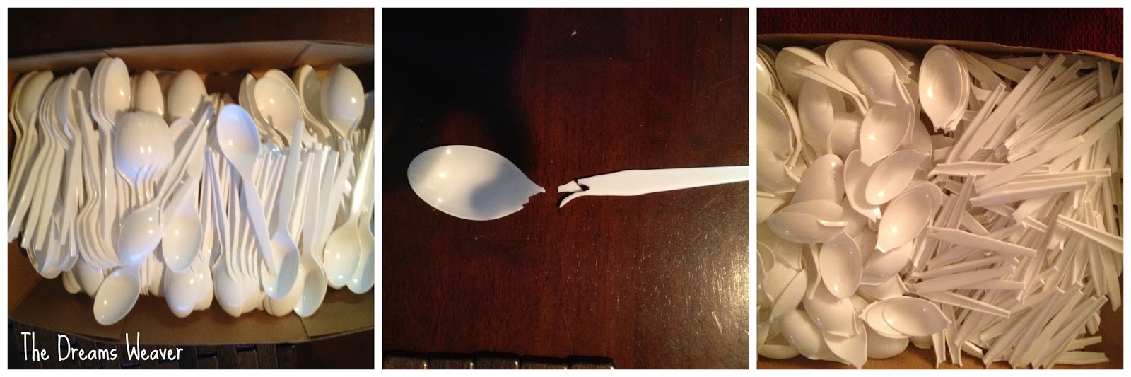 The Dreams Weaver: Upcycled Plastic Spoon Sunburst Mirror