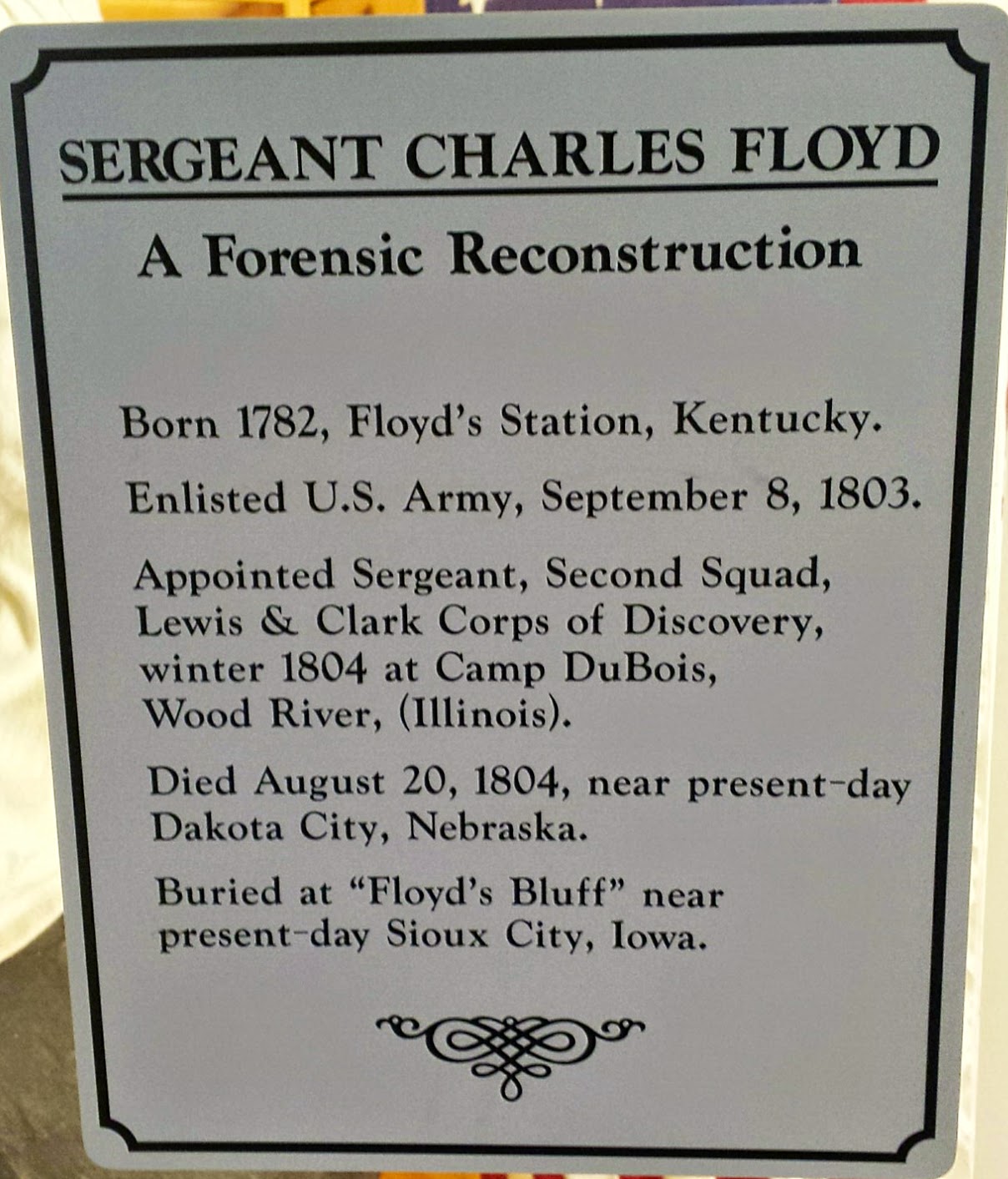 History and Culture by Bicycle: Sergeant Charles Floyd: Forensic ...