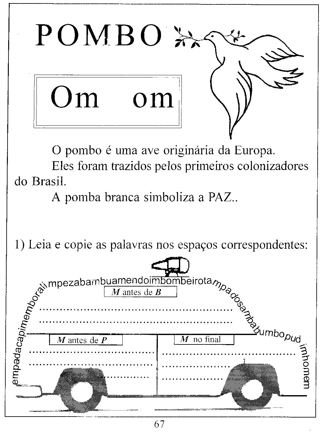 Aprendendo com a Tia Debora: ATIVIDADES COM EMPREGO DO M FINAL - AM ...