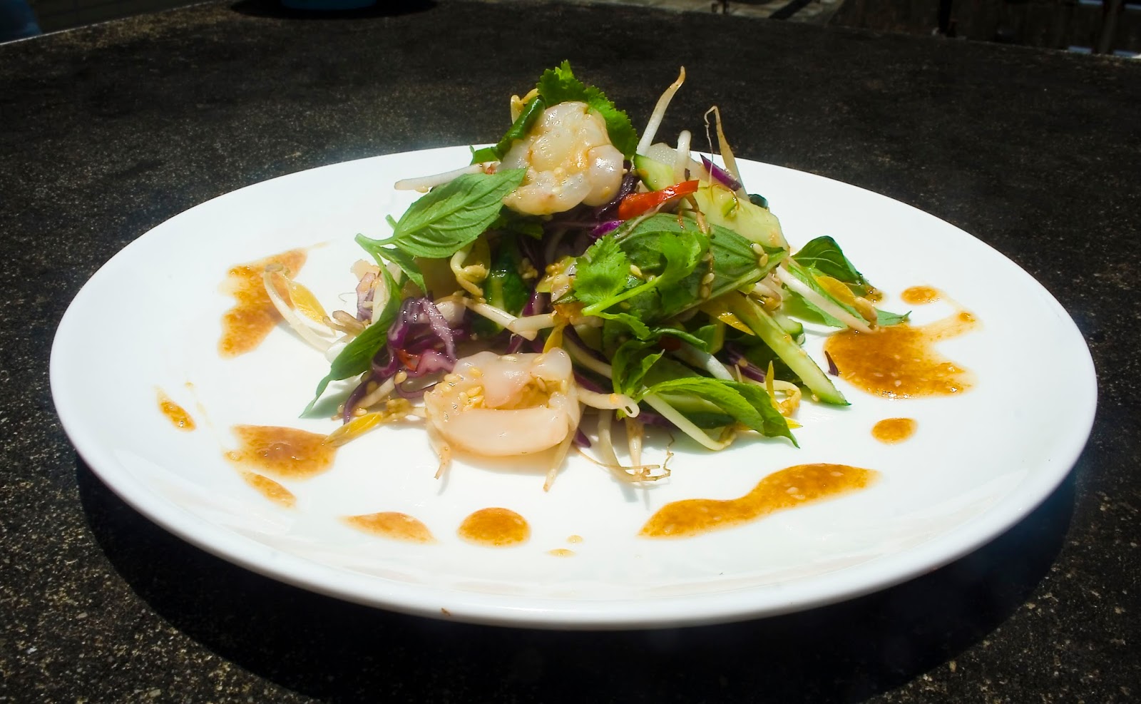 Crispy Lychee Salad with Sesame Dressing | A Tall Order