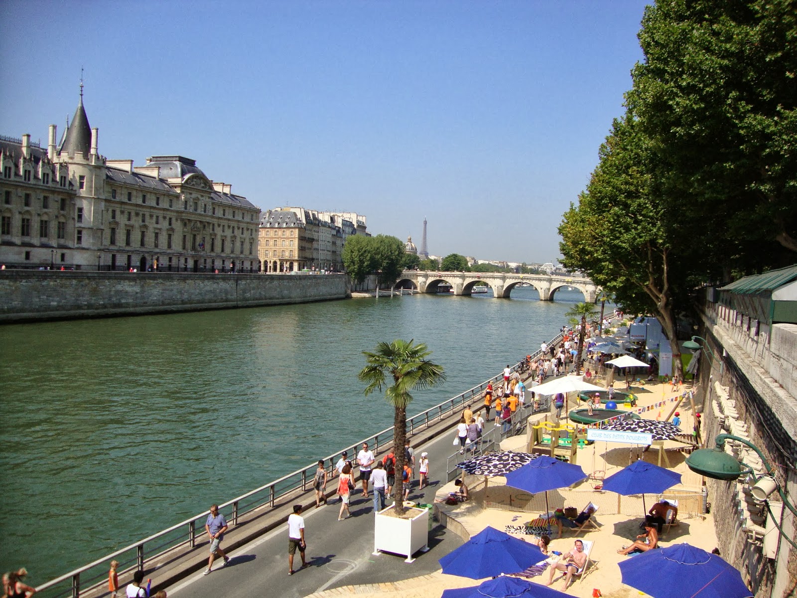 Historia y Genealogía: Las playas de París frente a la Isla de la Ciudad.
