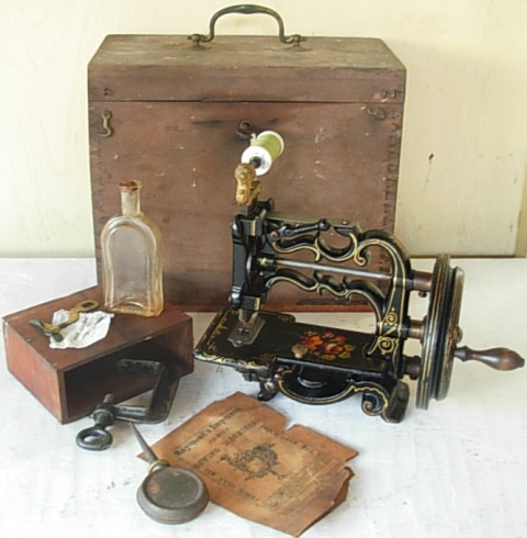 ORIENTAL: Charles Raymond Sewing Machine 1861 ( P.C )