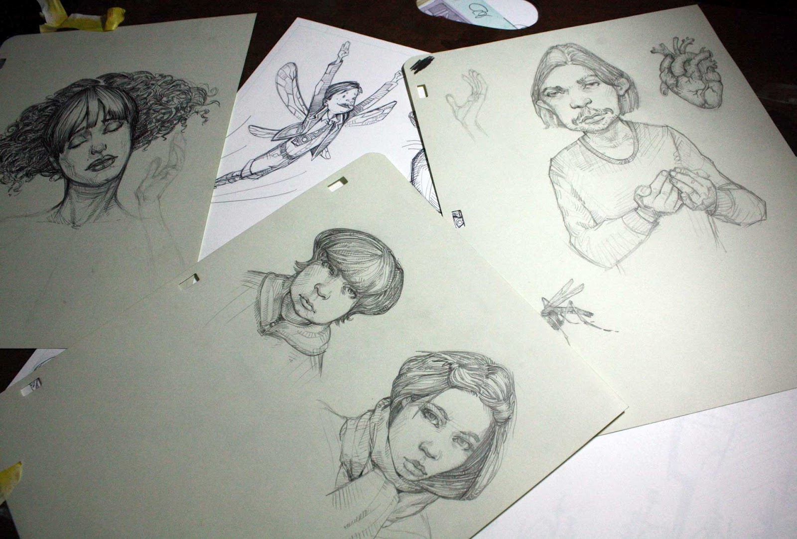 Scott M. Fischer Evolving Easel: Sketches, drawings and doodles.