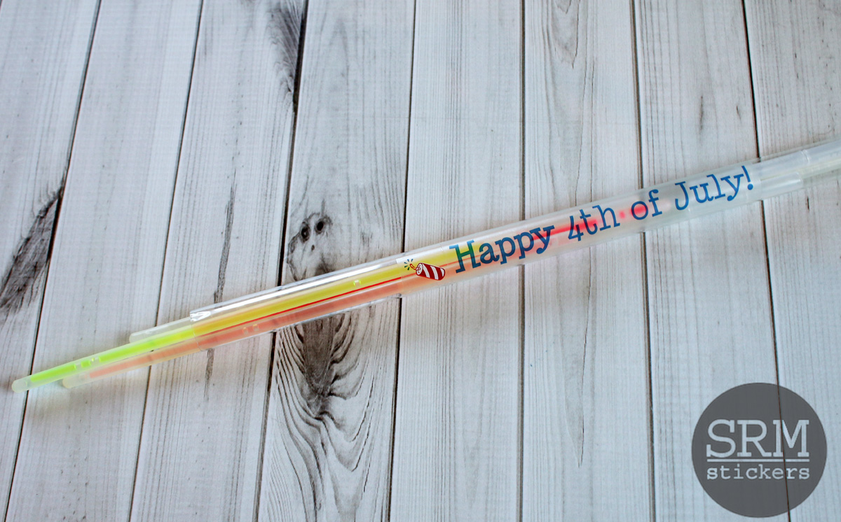 SRM Stickers: Glow Stick Tubes by Samantha