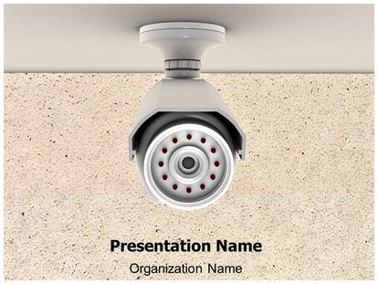 Security CCTV Camera 3D Animated PowerPoint Template