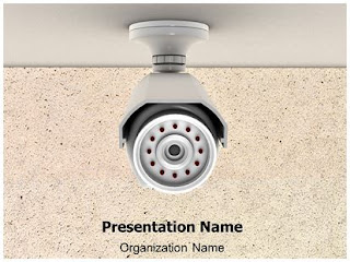 Security CCTV Camera 3D Animated PowerPoint Template