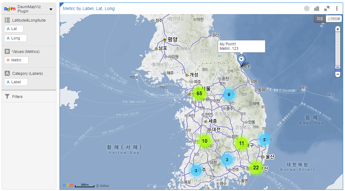 Oracle Underground BI & Dataviz: Daum Map Plugin is now available on ...